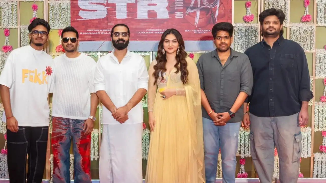 str 49 movie pooja stills simbu and kayadu lohar photos viral