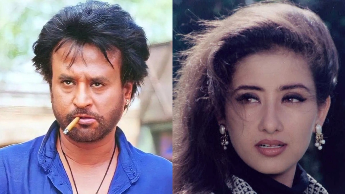 actress manisha koirala and rajinikanth movie baba