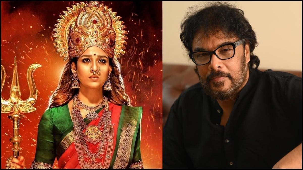 The team released the first look poster of Mookuthi Amman 2..!