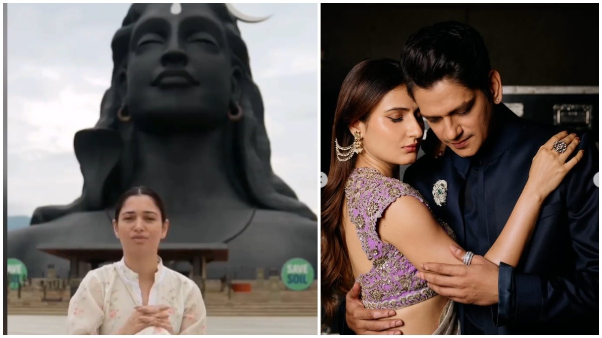 isha yoga center tamannaah was present while vijay varma