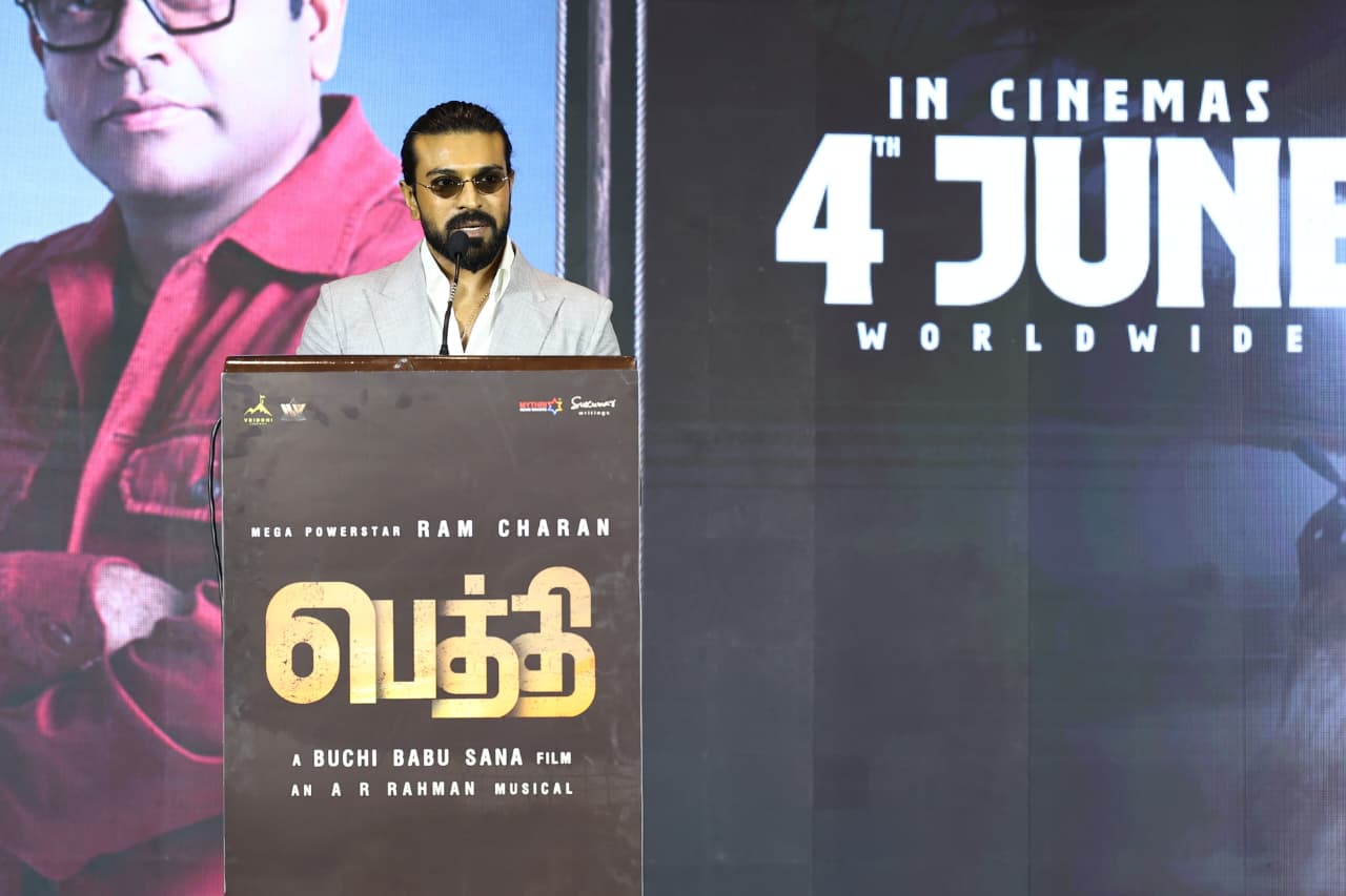 Actor Ram Charan Speaks at the ‘Peddi’ Movie Press Meet